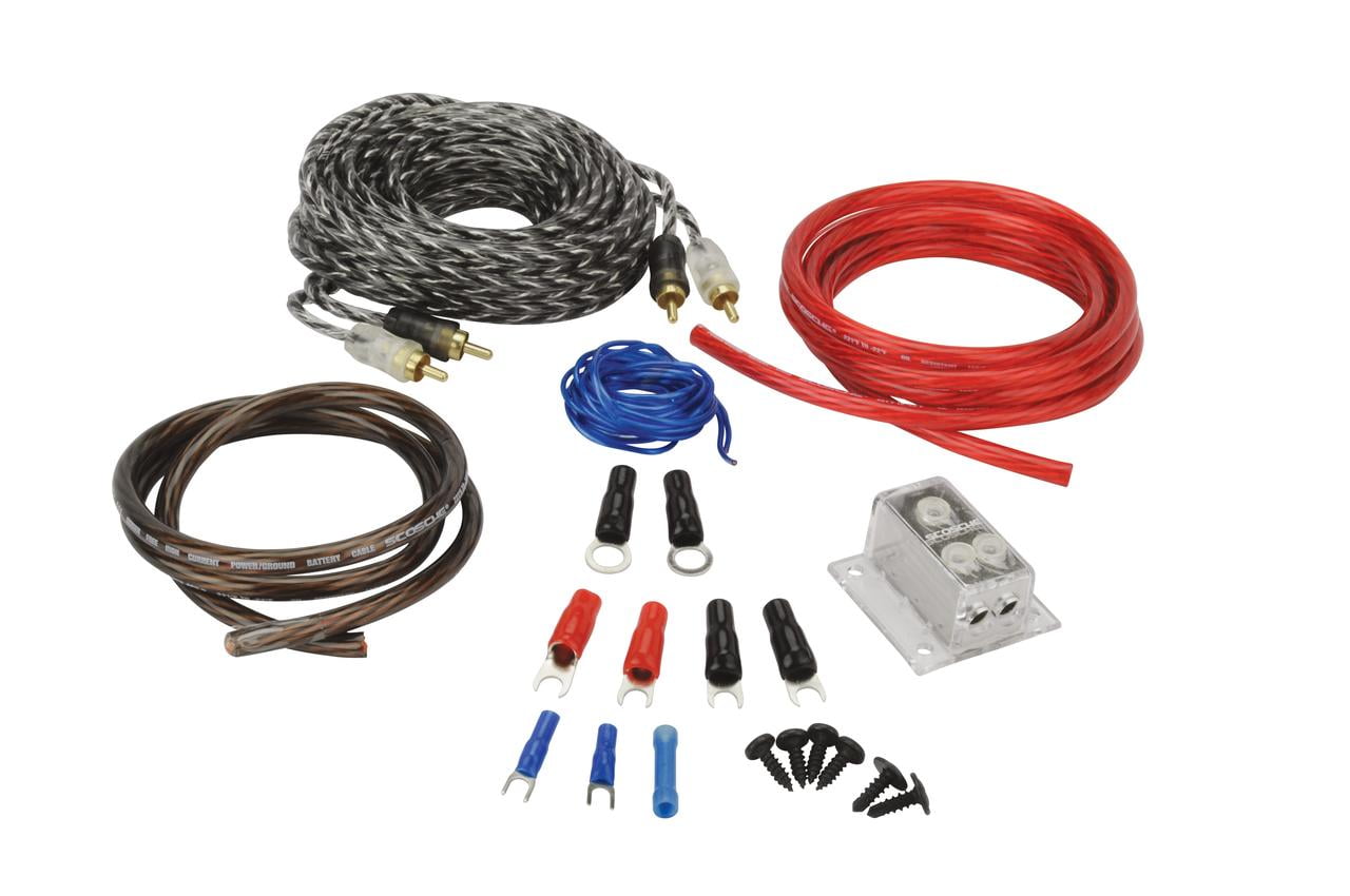 Scosche KDADCCSD 2-Channel Car Stereo Amplifier Wiring Kit - Walmart ...