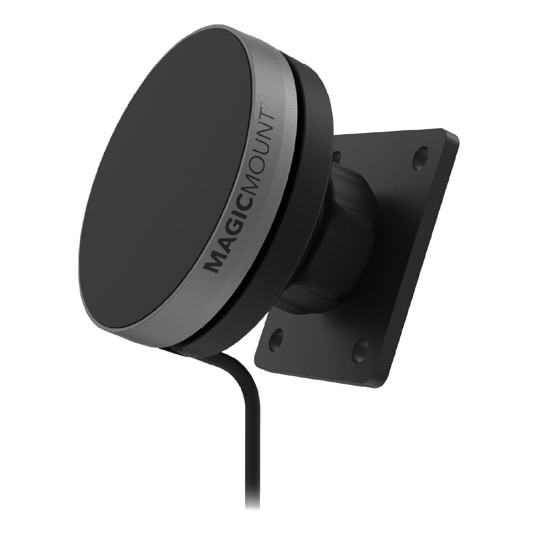 Scosche MagicMount Qi2 15W Wireless Charging Mount w/ AMPS Mounting ...