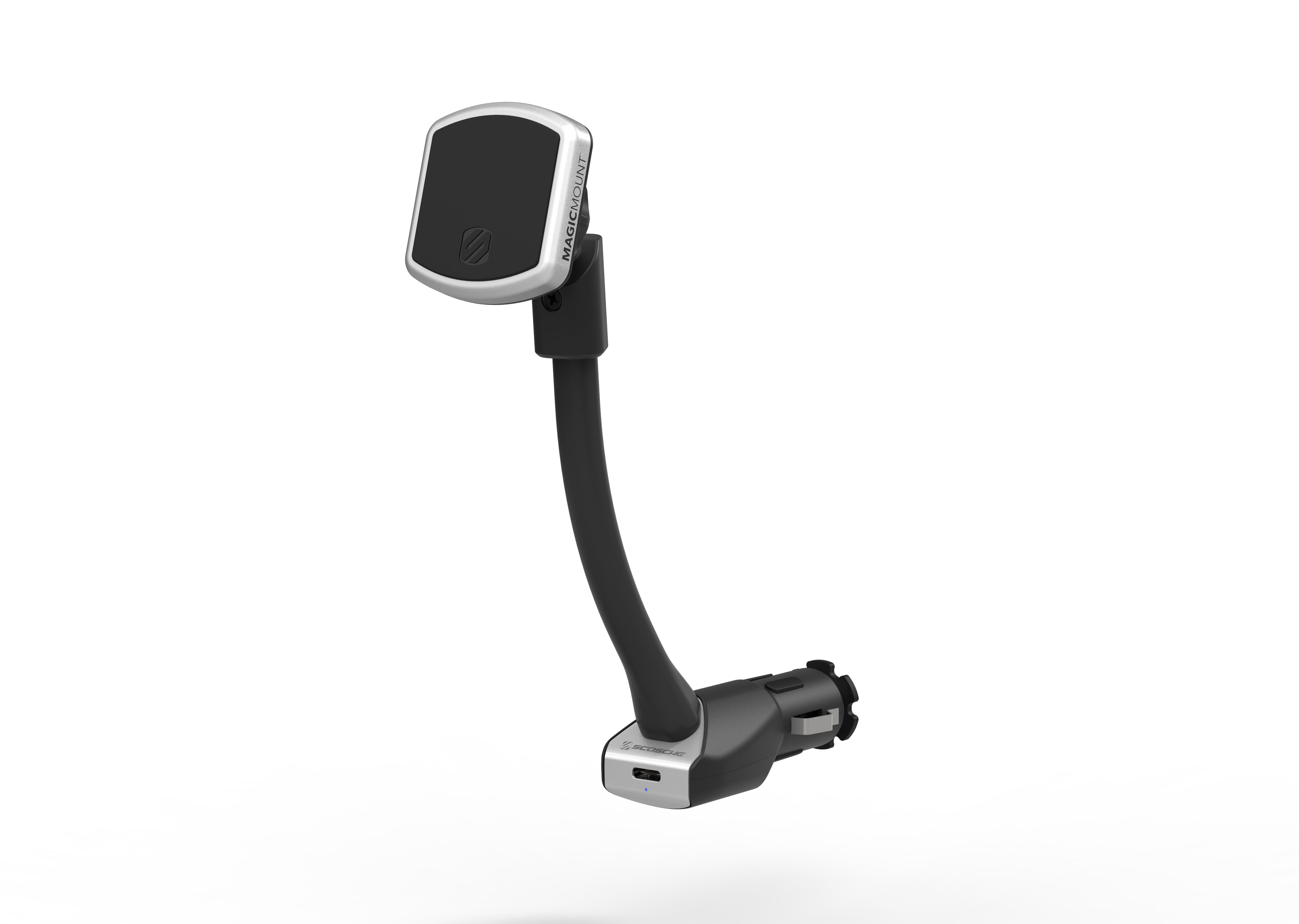 Scosche Magic Mount Magnetic Car Phone Holder with USB-C Charger ...