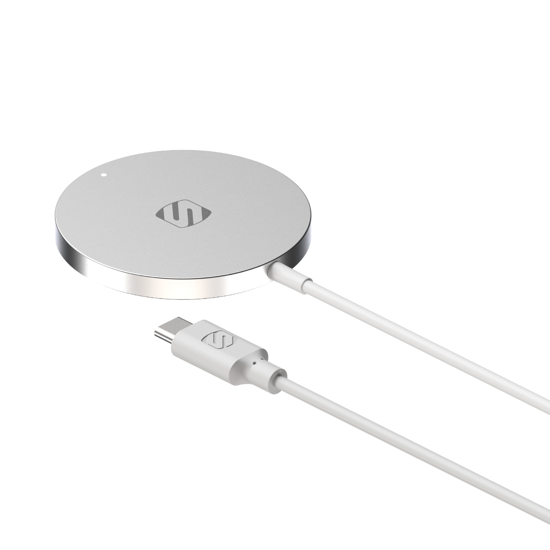 Scosche MSQPWT-SP Magsafe® Compatible Wireless Charger Compatible with ...