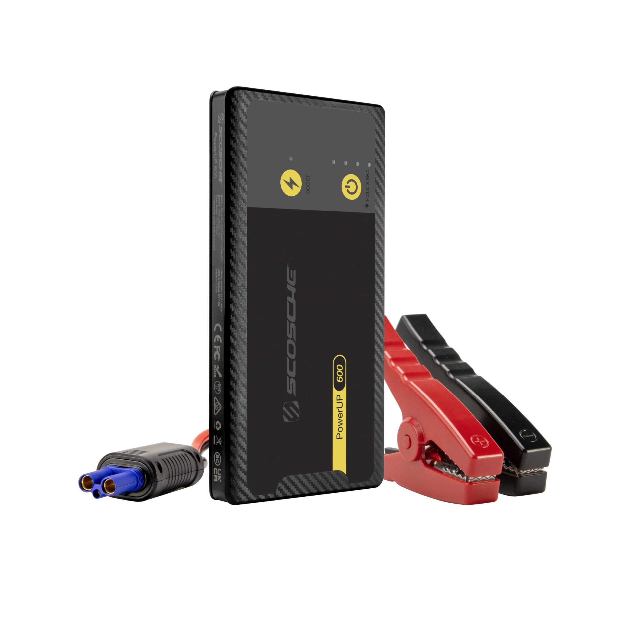 Scosche PBJ600 PowerUp 600 Amp Emergency Jump Starter with Built-In ...