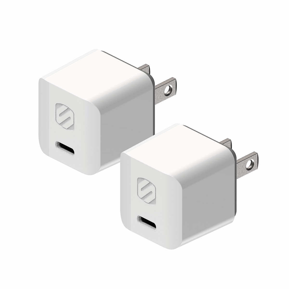 Scosche PowerVolt PD30 USB-C 30W Mini Fast Charger, Universal Charging ...