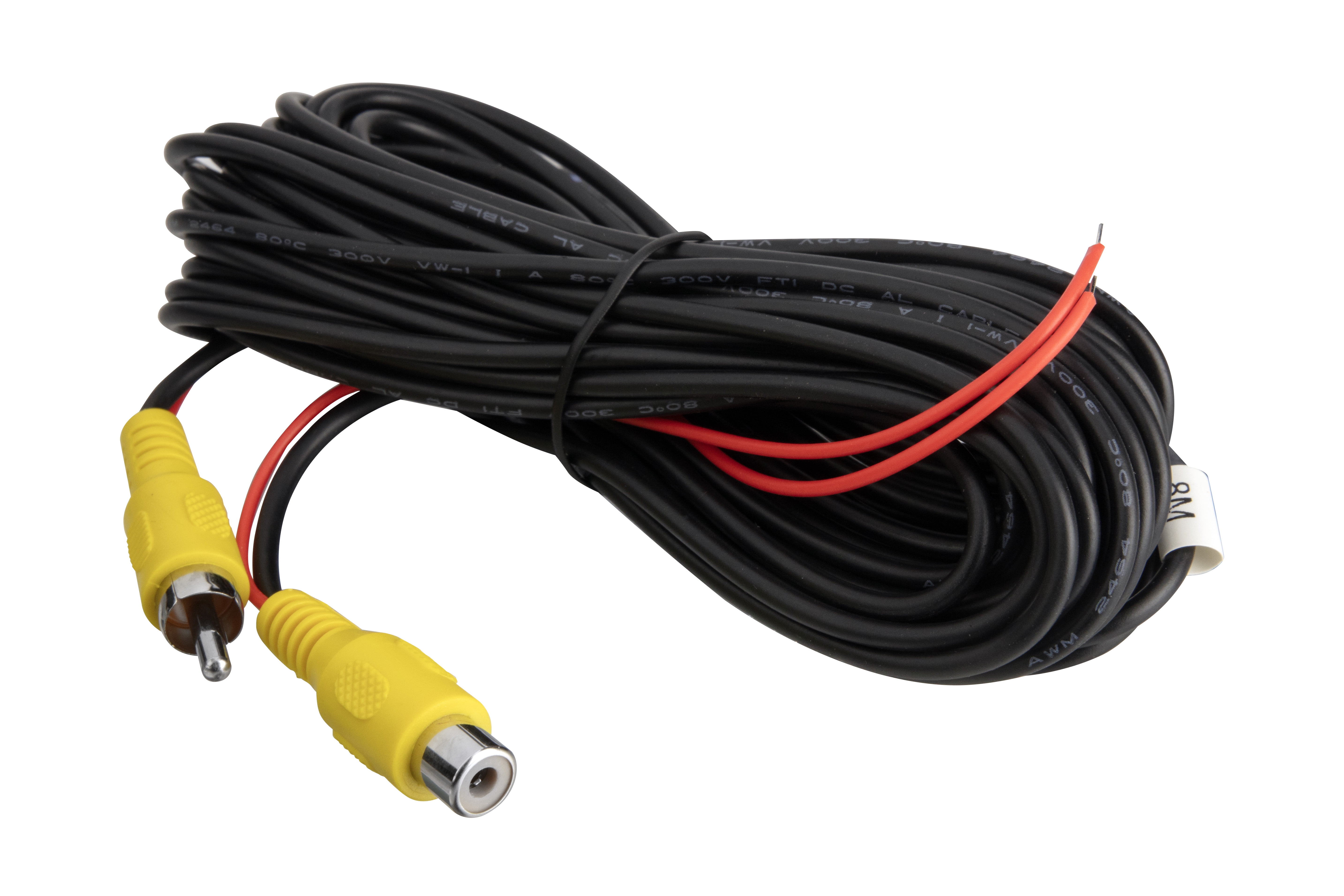 Scosche RCAV25TW 25 Ft. RCA Extension Cable and Connector for Back Up ...