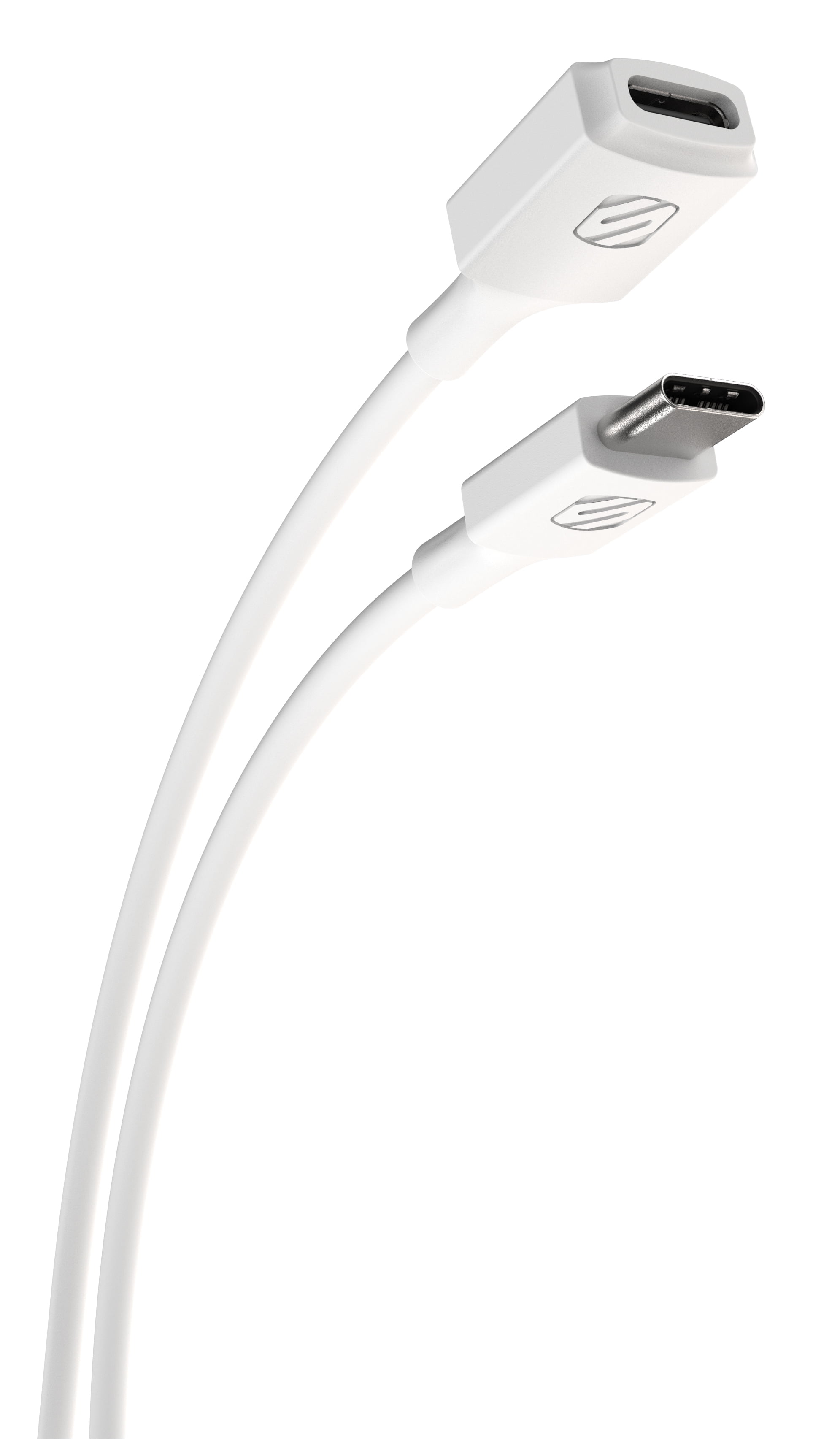 Scosche USBCEXT3WT-SP ExtendIt USB Type-C Female to USB Type-C Male ...