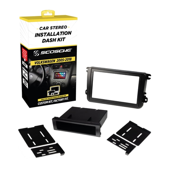 Scosche Double DIN, Single DIN, Pocket Radio Dash Kit, Volkswagen 2006 ...
