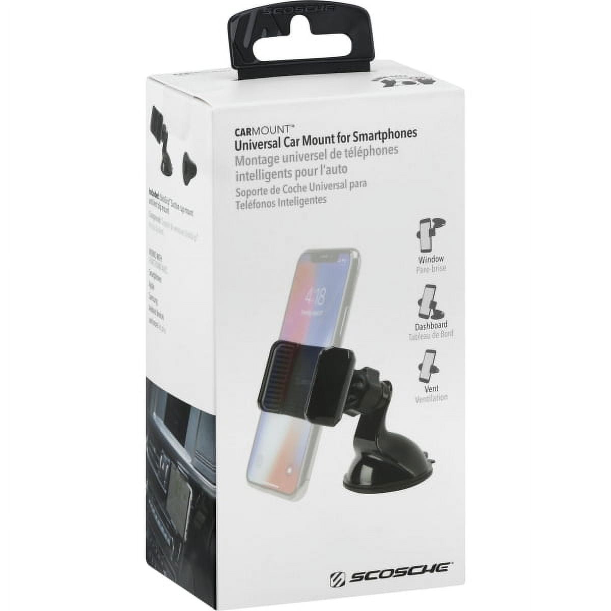 Scosche Vehicle Mount for Smartphone, Tablet, Black - Walmart.com