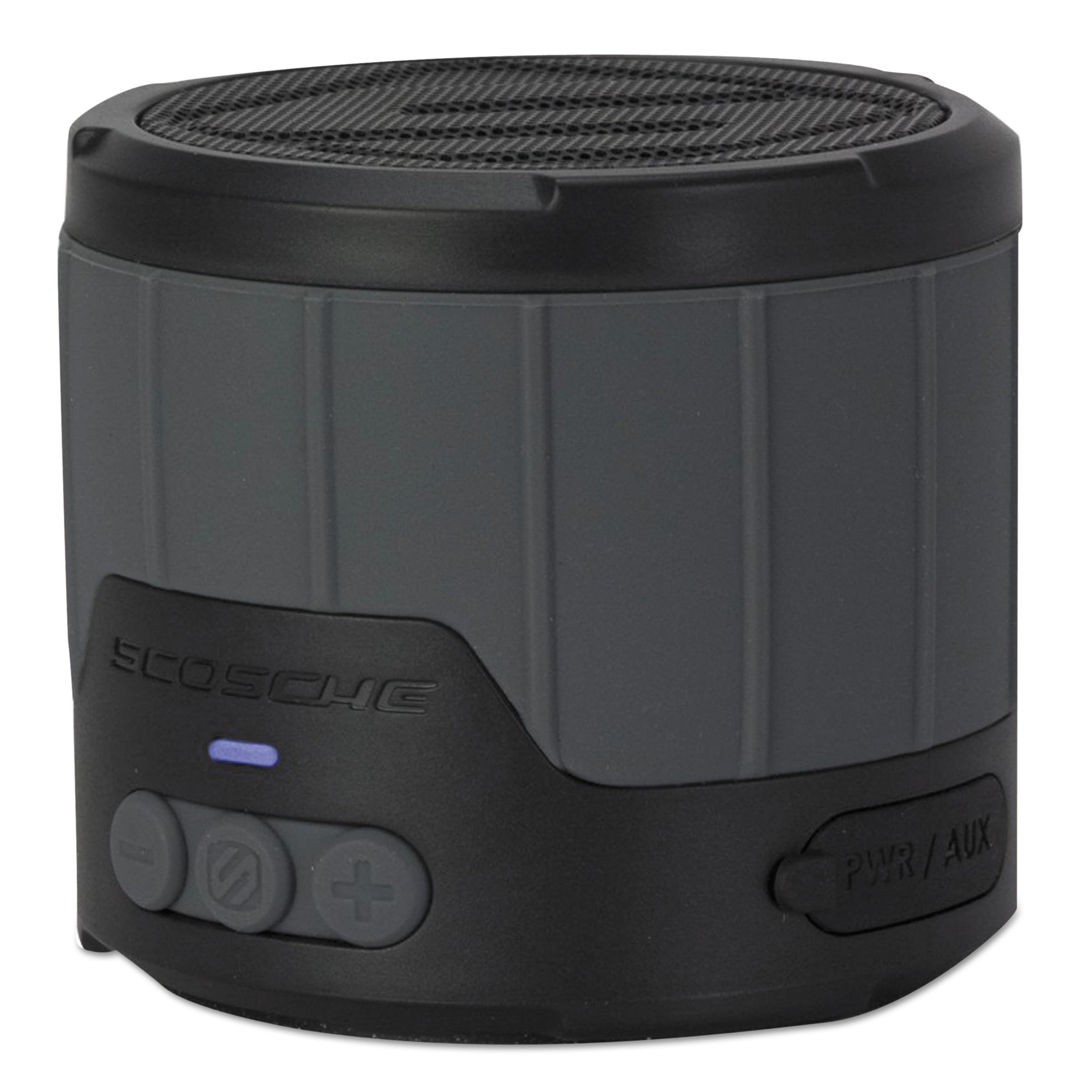 Scosche boomBOTTLE Rugged Weatherproof Speaker, 3 1/4"d, Gray - Walmart.com
