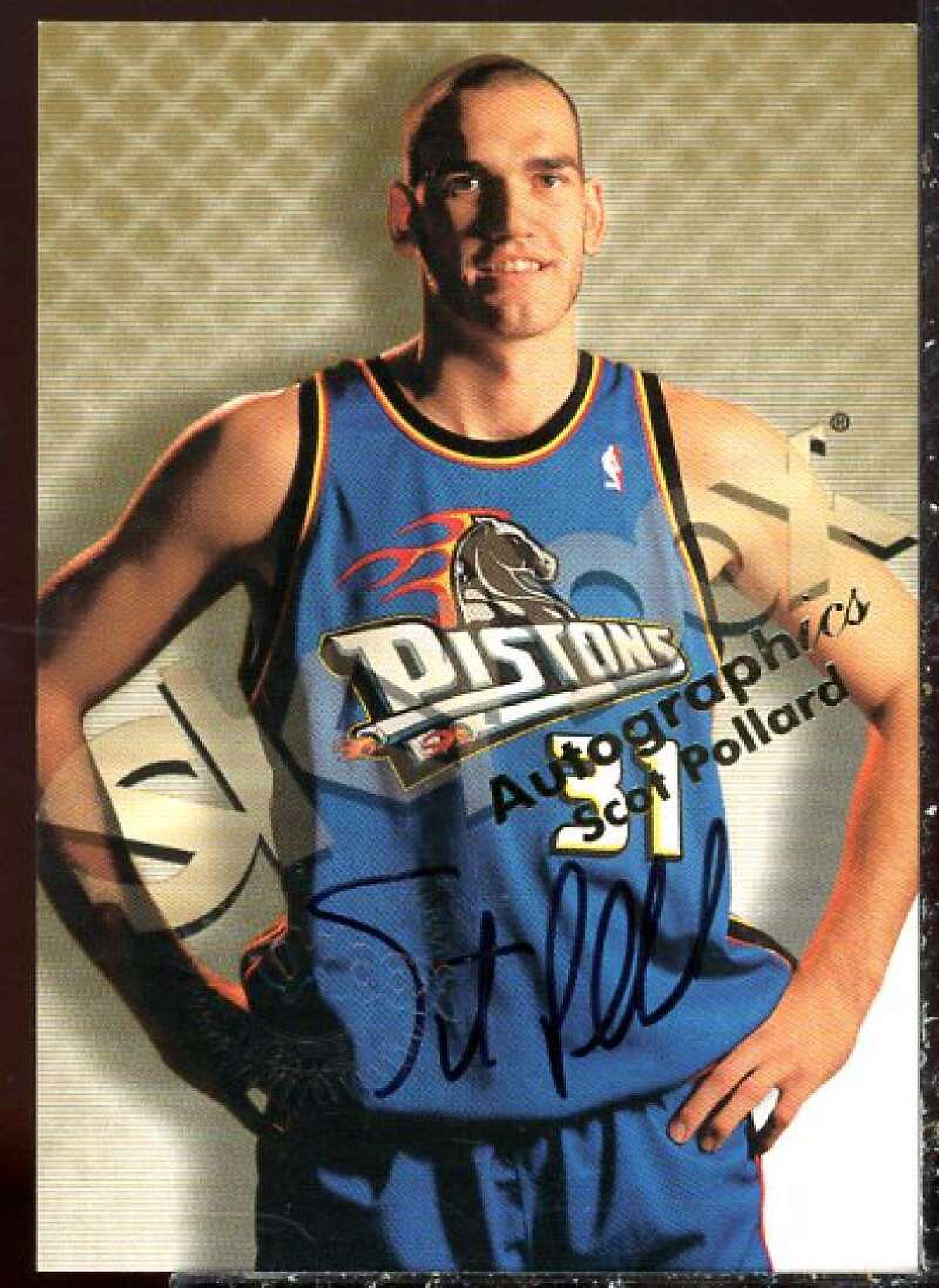 Scot Pollard Card 1998-99 SkyBox Premium Autographics #97 - Walmart.com