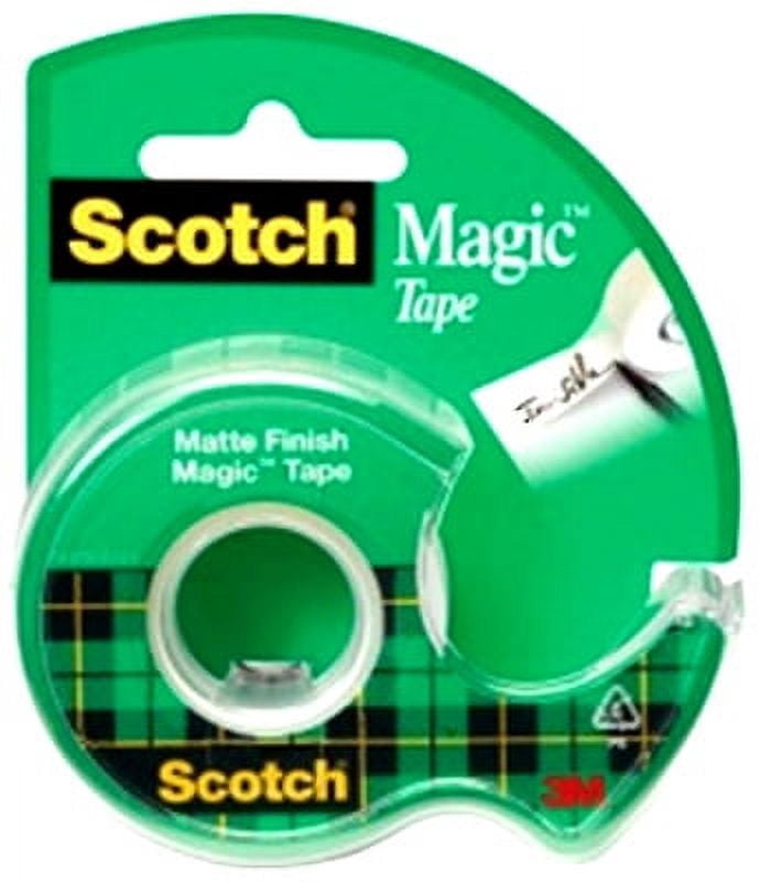 Scotch 1/2" x 800" Magic Transparent Tape With Plastic Dispenser, Each ...