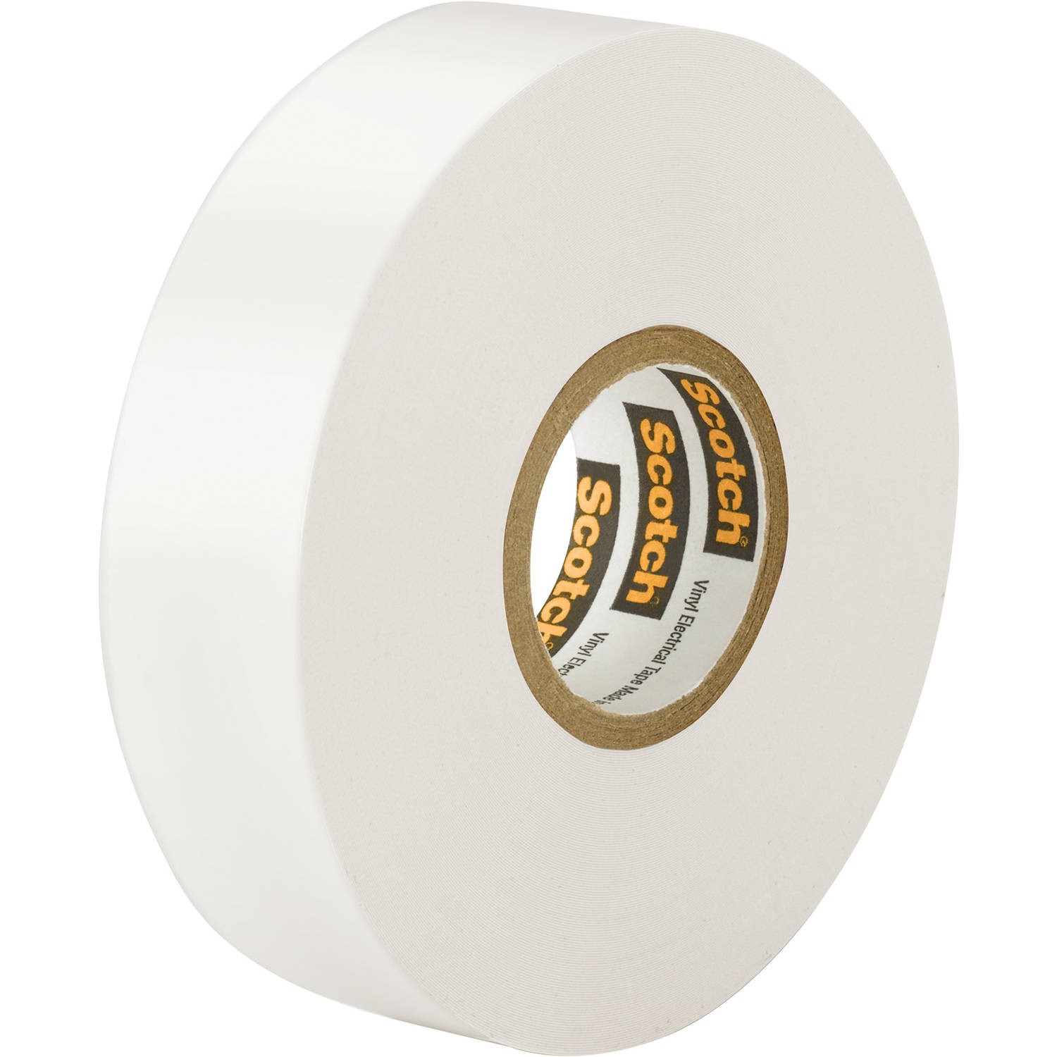 Scotch 10828-DL-2W 3/4" X 66' White 35 Professional Electrical Tape ...