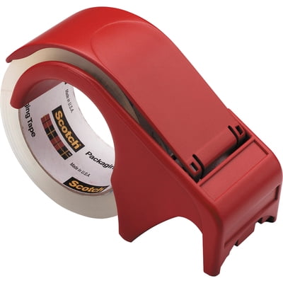 Scotch MMMDP300-RD Tape Hand Dispenser, Red - Walmart.com