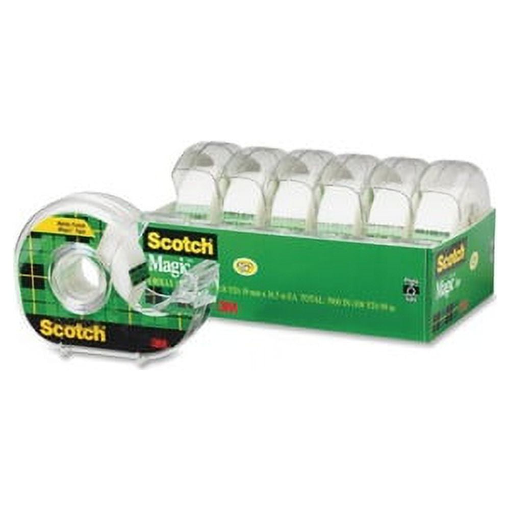 Scotch 3/4 18.06 yd Length x 0.75" Width - 1" Core - Dispenser Included ...