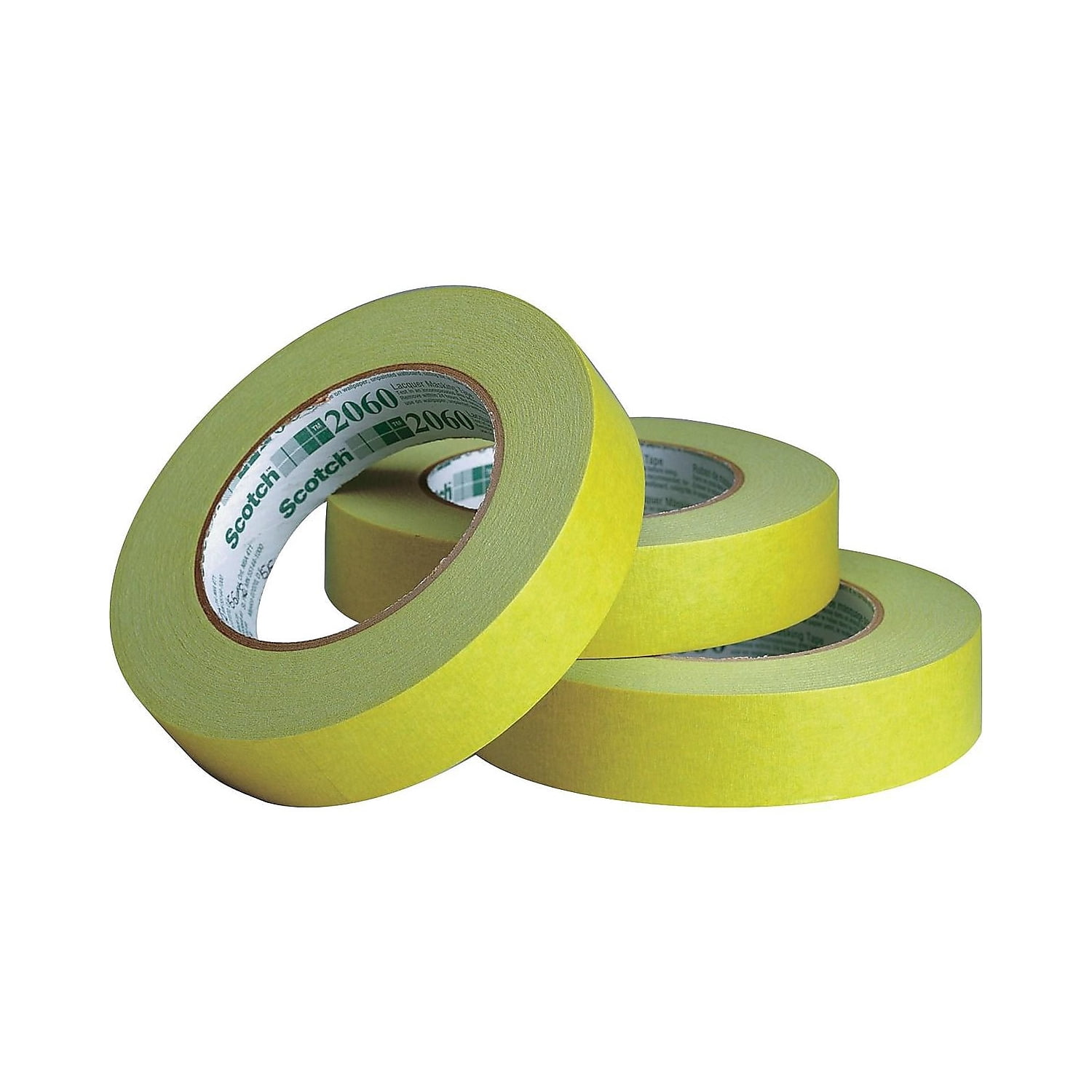 Scotch 3M 2060 Masking Tape 6.0 Mil 3/4" x 60 yds. Green 12/Case ...