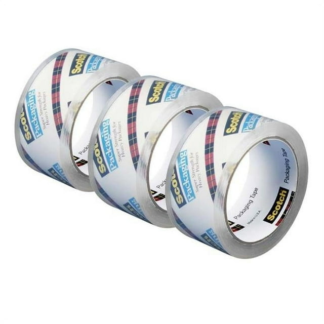 Scotch 48 mm x 50 m Heavy Duty Shipping Packaging Tape - Clear, Pack of ...
