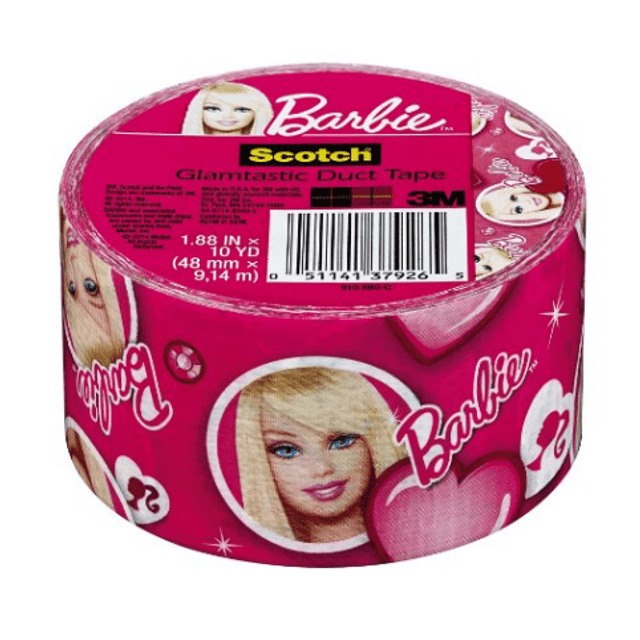 Scotch Barbie Duct Tape, Glamtastic, 1.88-Inch x 10-Yard - Walmart.com