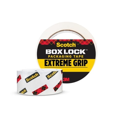 Scotch Box Lock Packing Tape, Clear Packaging Tape, Extreme Grip Box ...