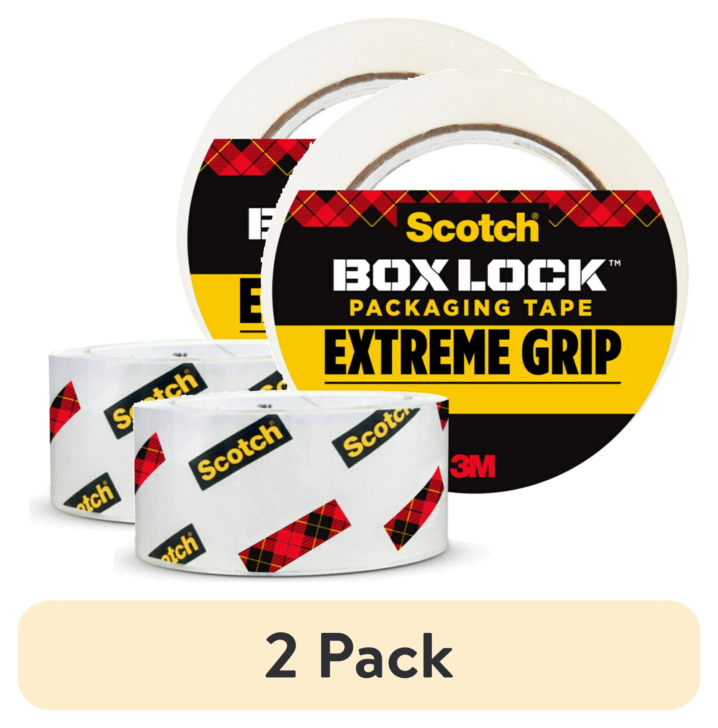 (2 pack) Scotch Box Lock Shipping Tape Refill, Clear, 1.88 in. x 54.6 ...