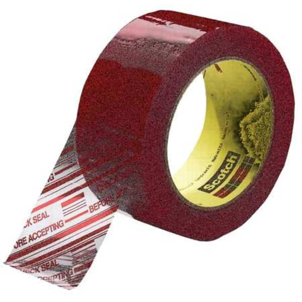 Scotch Carton Tape,Red on Clear,72mm x 100m 3779 - Walmart.com
