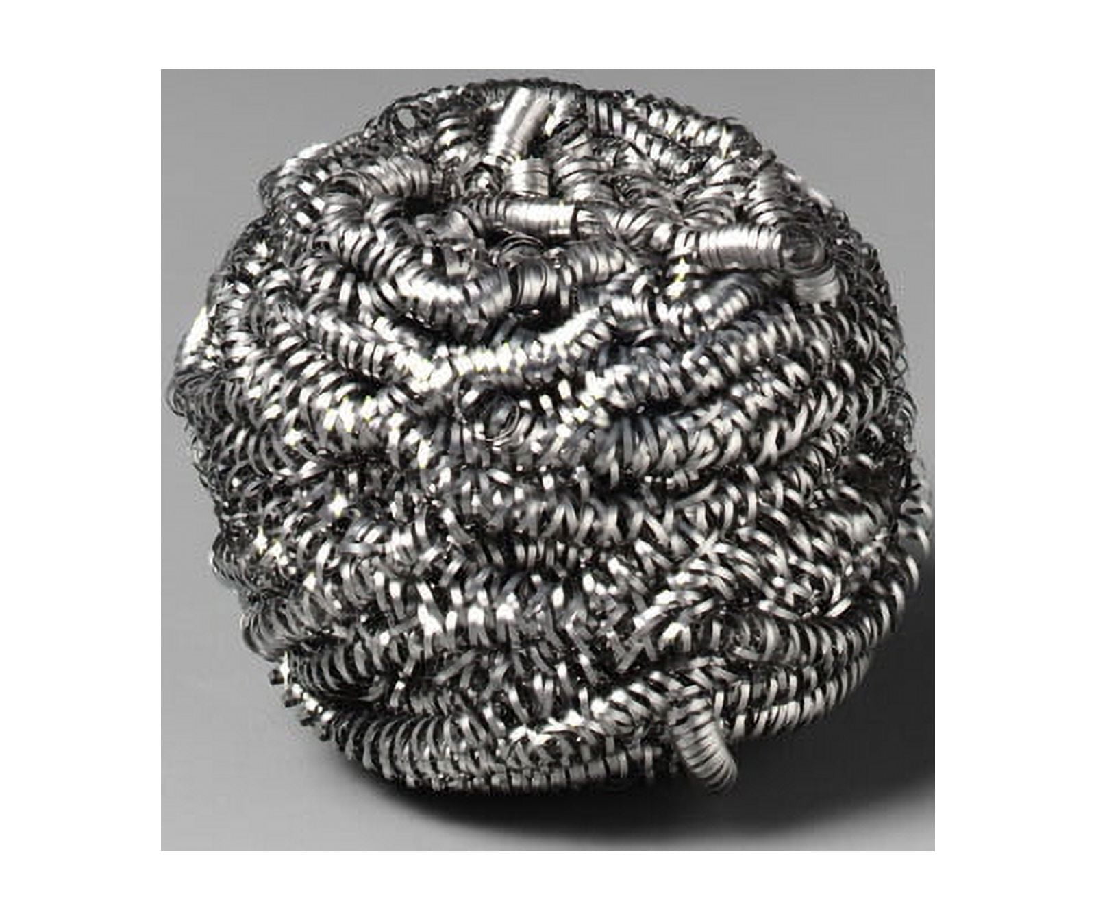 Scotch-Brite 1.2 oz Stainchless Steel Scrubber, 12 ct - Case of 6 ...