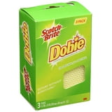 Scotch-Brite 3PK Dobie Cleaning Pad - Walmart.com