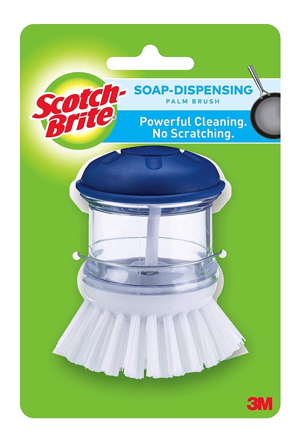 Scotch-Brite Soap Pump Brush - Soap Dispensing, Palm Held Scrubber ...