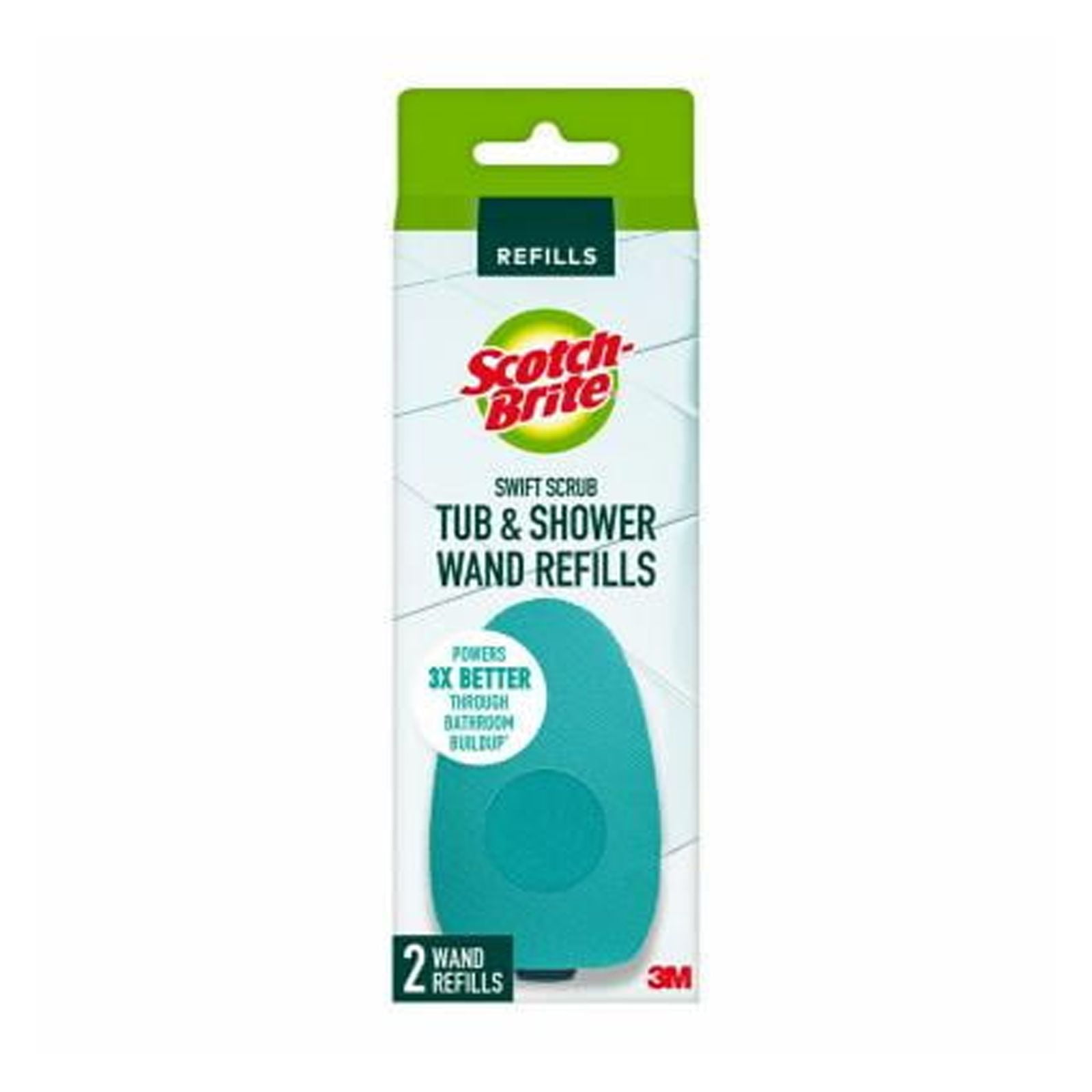 Scotch-Brite Swift Scrub Tub & Shower Wand Refill 2-ct - Walmart.com