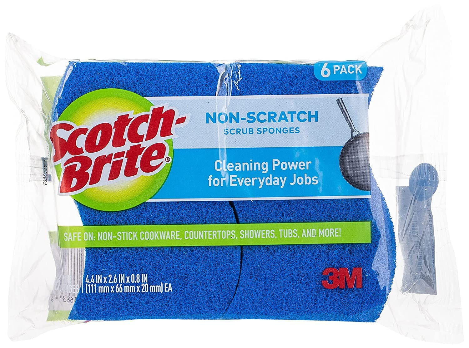 Scotch-Brite 6-Piece Multi Purpose Scrub Sponge Pack - Walmart.com
