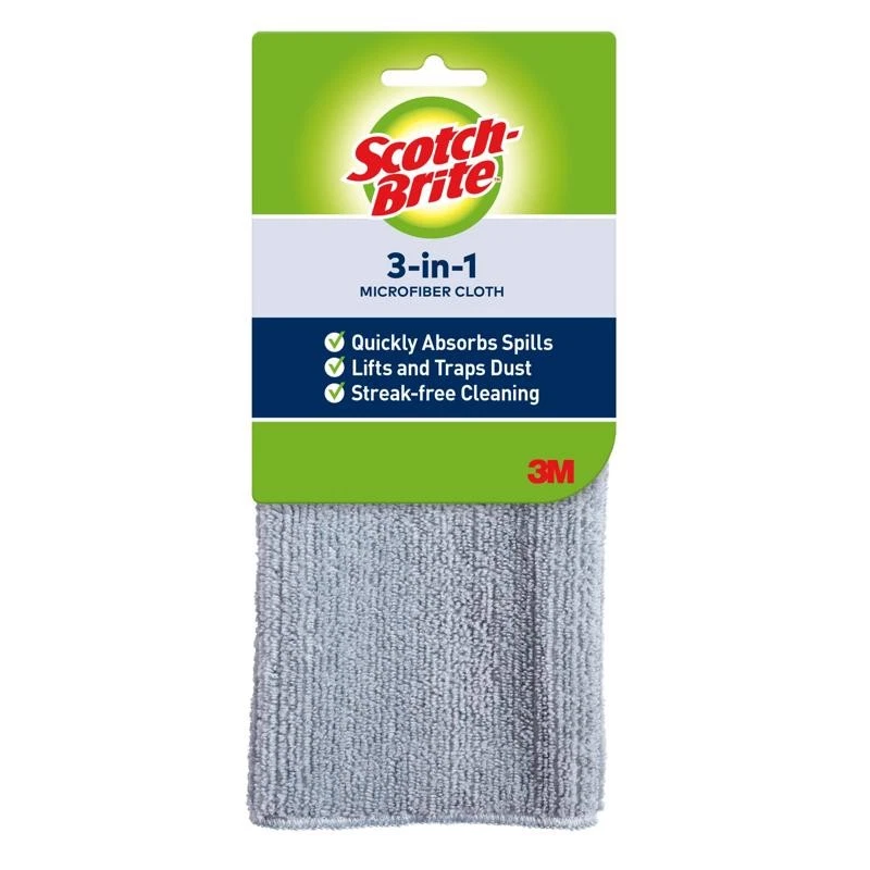 Scotch-Brite 9026-Wc Microfiber Non-Scratch Dusting Cloth 12 W X 14 L ...