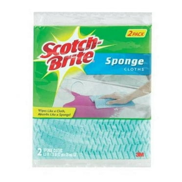 Casabella Large Cellulose Sponge Cloths, Assorted Colors, 3 ct ...