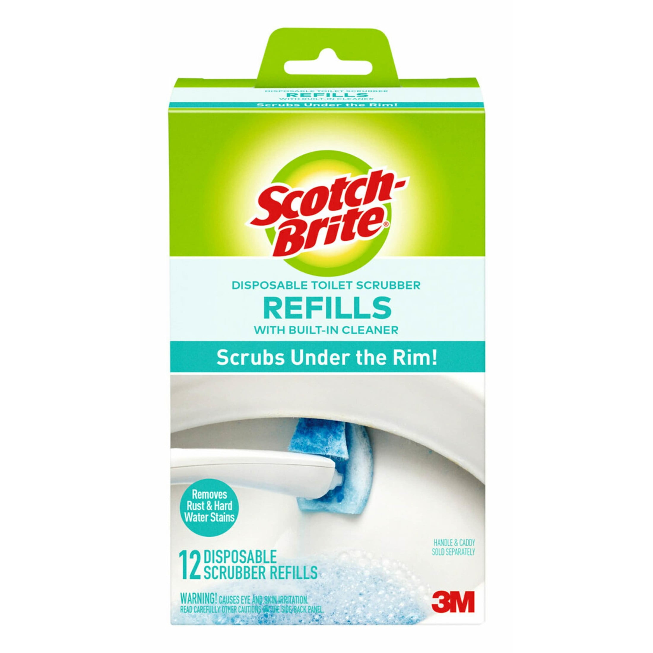 Scotch-Brite Bowl Cleaner Scrubber Rim Refills, Disposable Toilet ...