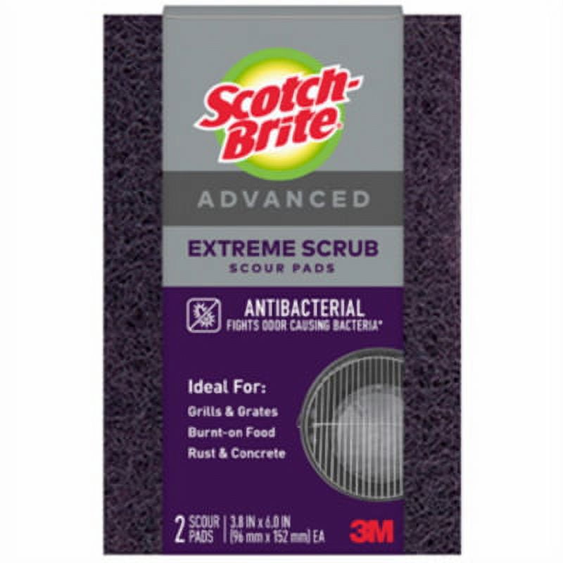 Scotch-Brite Extreme Scrub Scour Pad 77222-R 2X scrubbing power of le ...