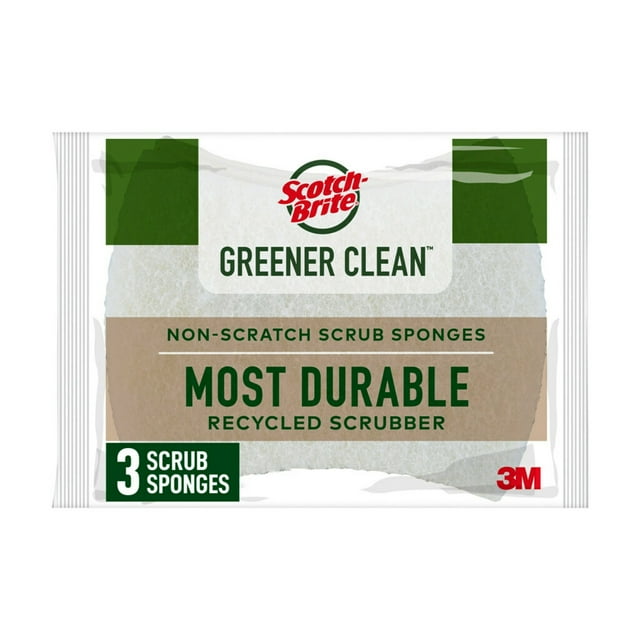 Scotch-Brite Greener Clean Gentle Non-Scratch Multi-Purpose Scrub ...