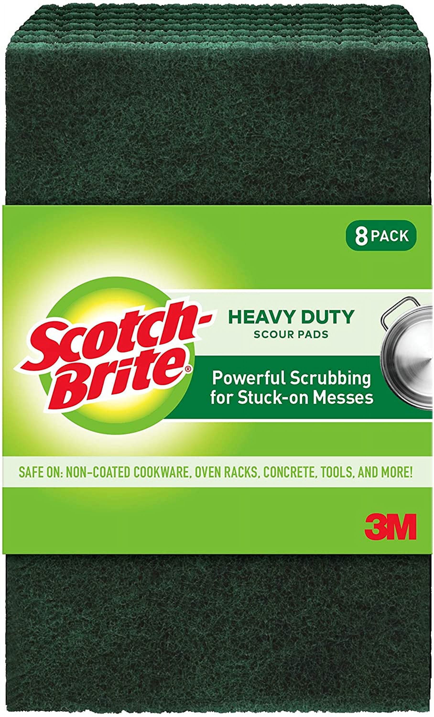 Scotch-Brite Heavy Duty Scour Pads, Great For The Kitchen, Garage and ...
