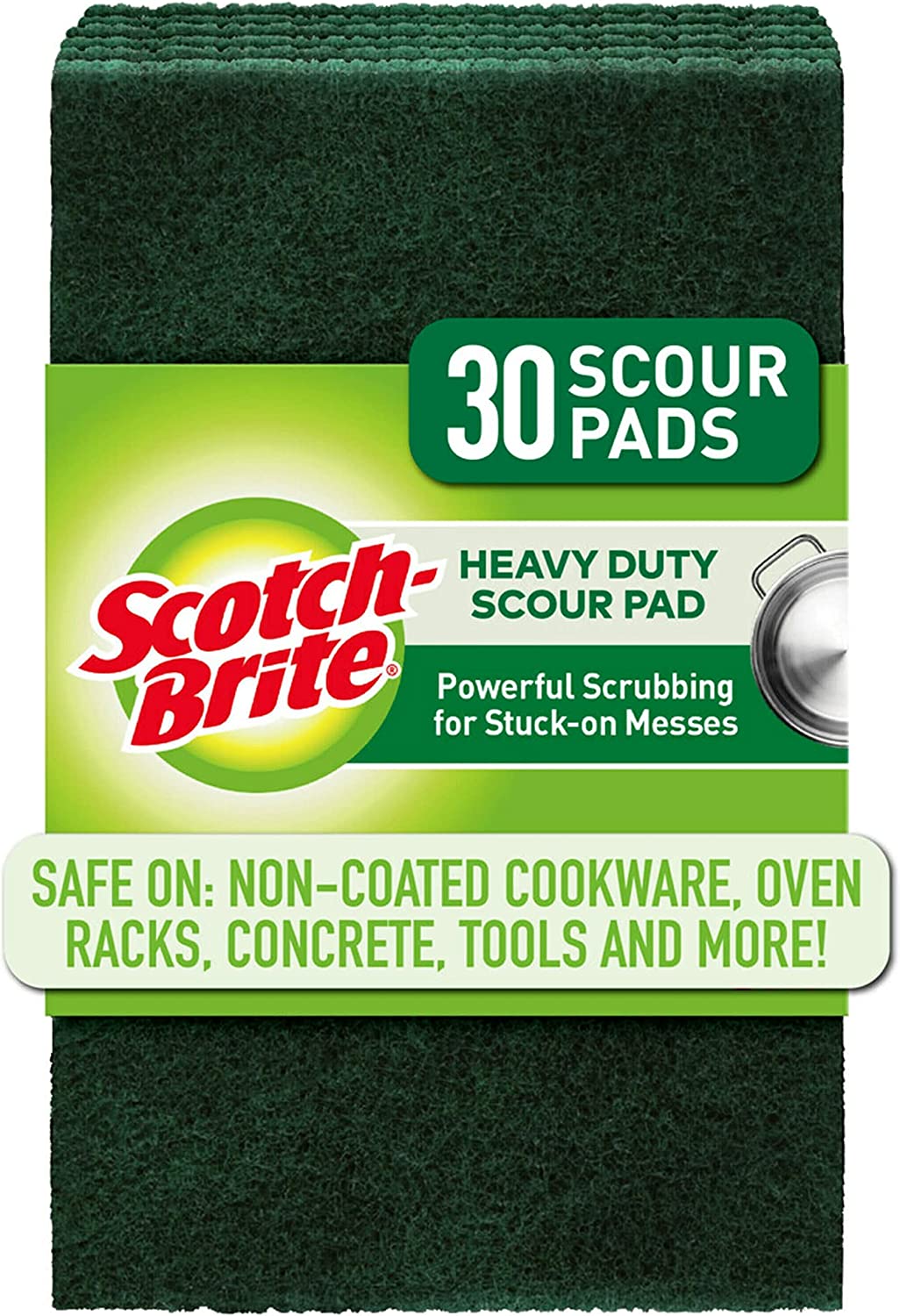 Scotch-Brite Heavy Duty Scour Pads, Scouring Pads for Kitchen and Dish ...