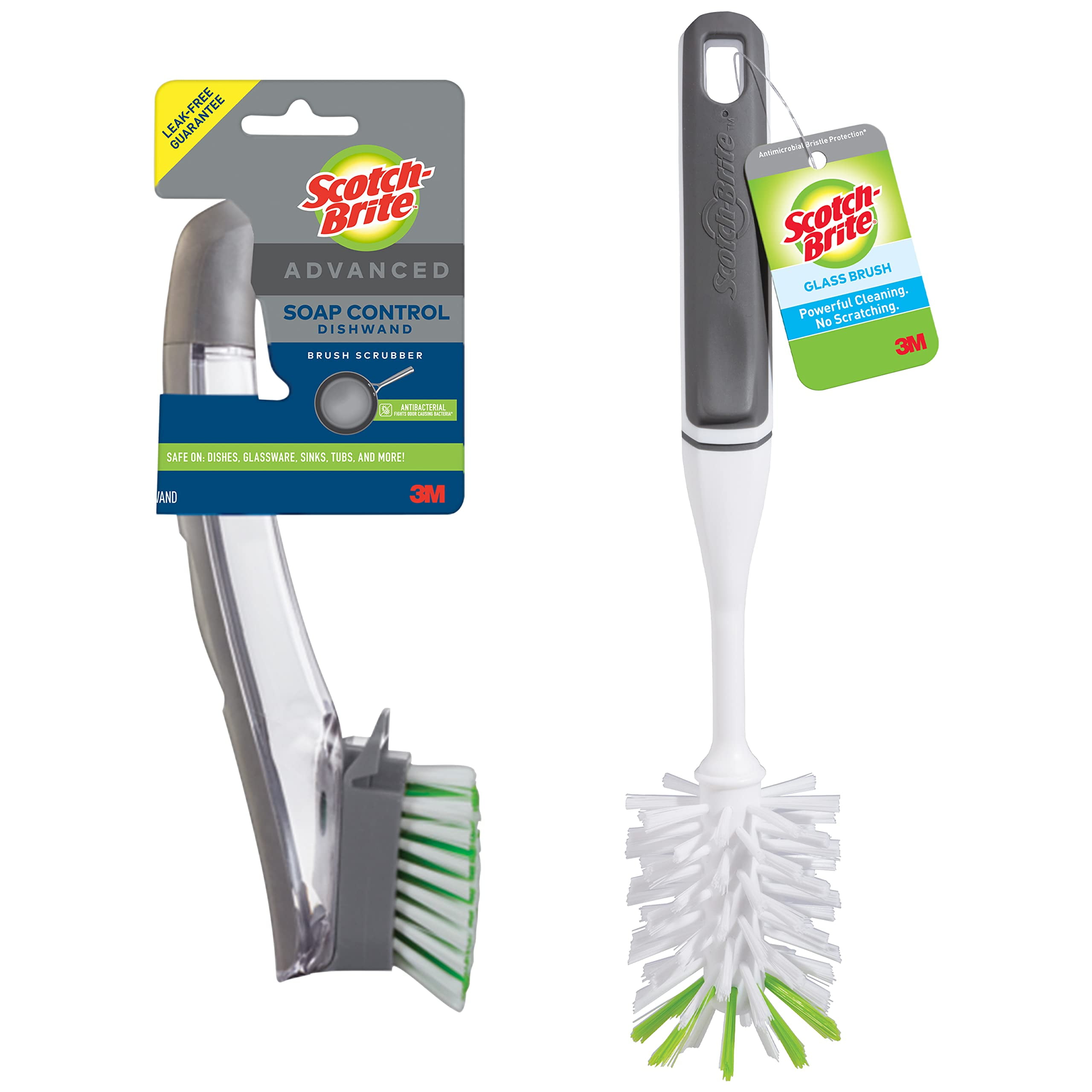 Scotch-Brite Kitchen Brush Kit - Glass And Water Bottle Brush ...