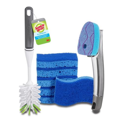 Scotch-Brite Kitchen Cleaning & Dish Washing Starter Kit: Non-Scratch ...