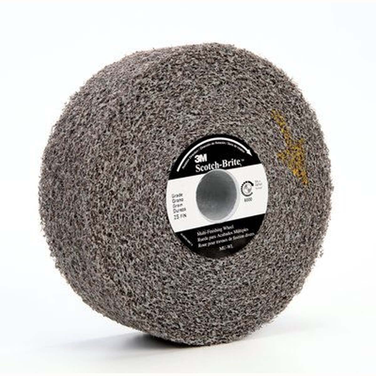 Scotch-Brite Multi-Finishing Wheel, 6 in x 2 in x 1 in, 2S FIN ...