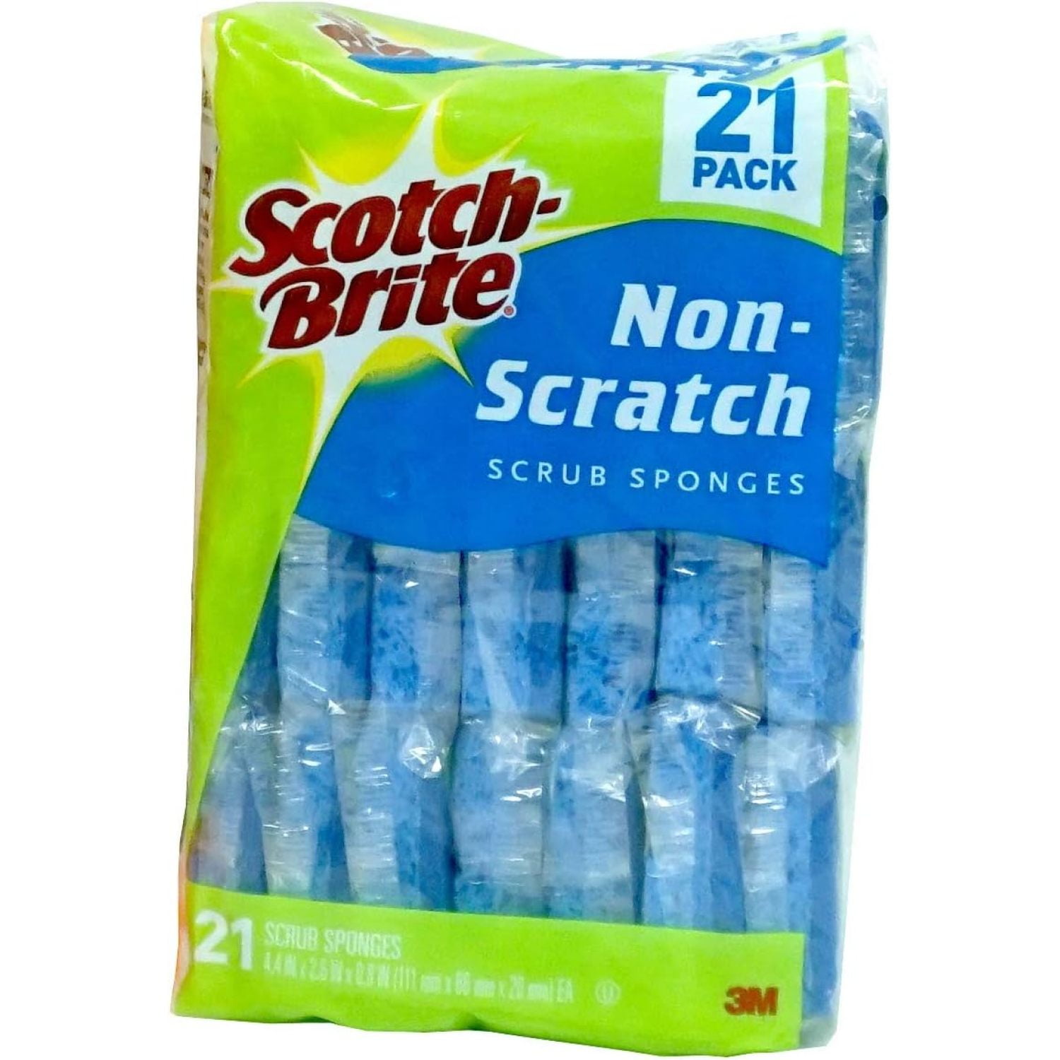 Scotch -Brite Non Scratch Scrub sponges - 21 Pack - Individually ...