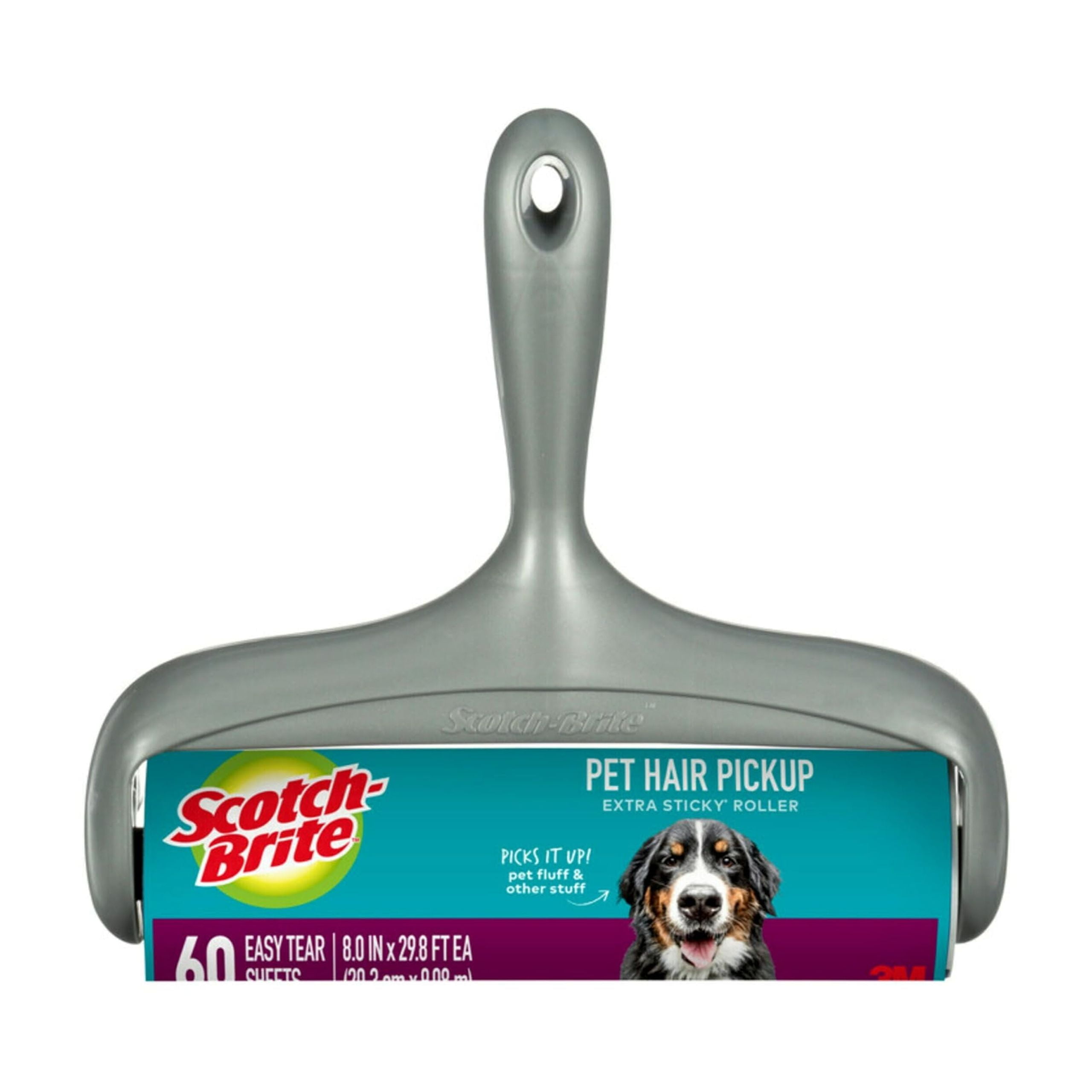 Scotch-Brite Pet Extra Sticky Large Surface Roller, 8 in x 31.4 ft ...