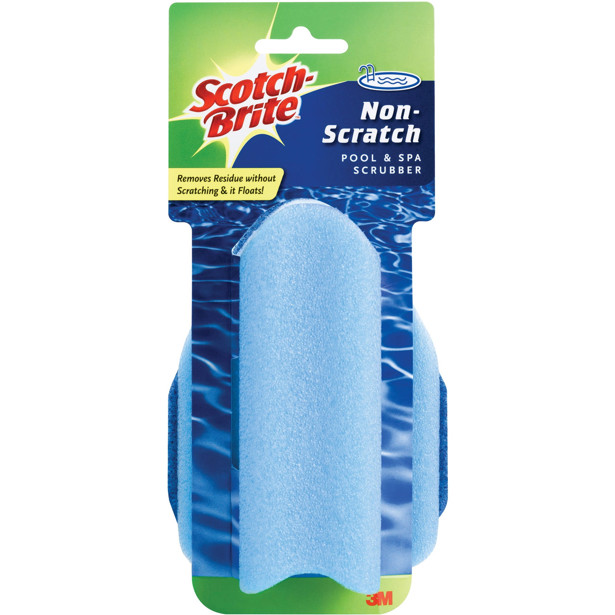 Scotch-Brite 549H-PS Pool and Spa Scrubber, Blue - Walmart.com