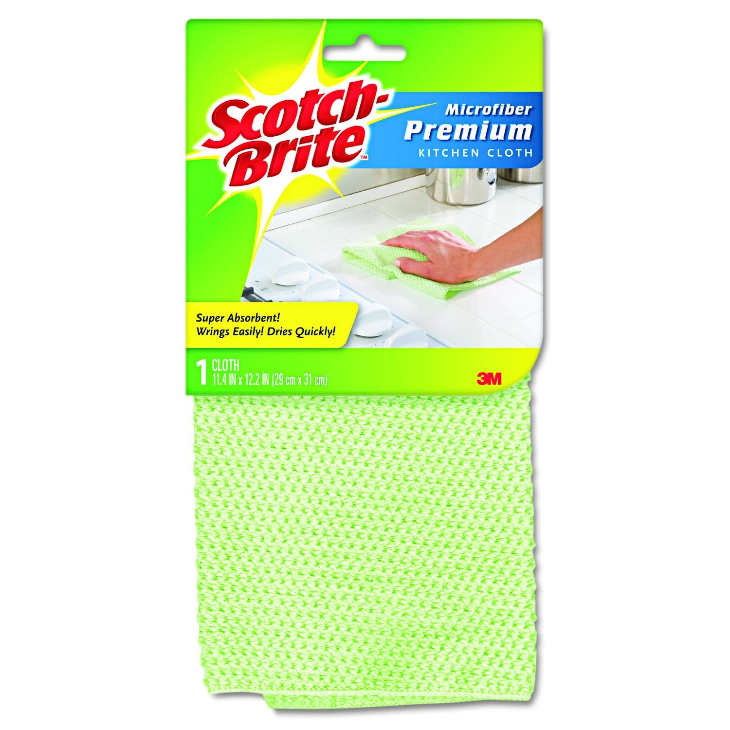 Scotch-Brite Premium Kitchen Cleaning Cloth, Microfiber, Assorted ...