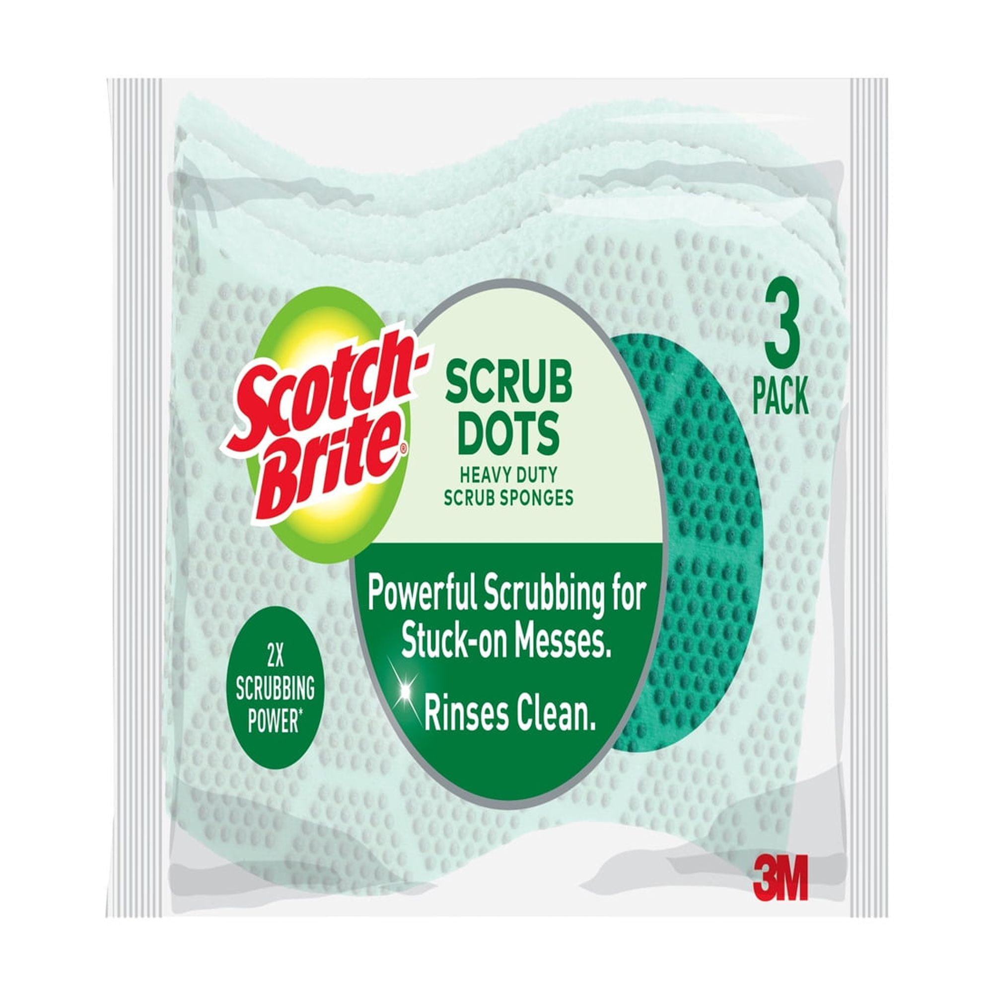 Scotch-Brite Scrub Dots Heavy Duty (Pack of 48) - Walmart.com