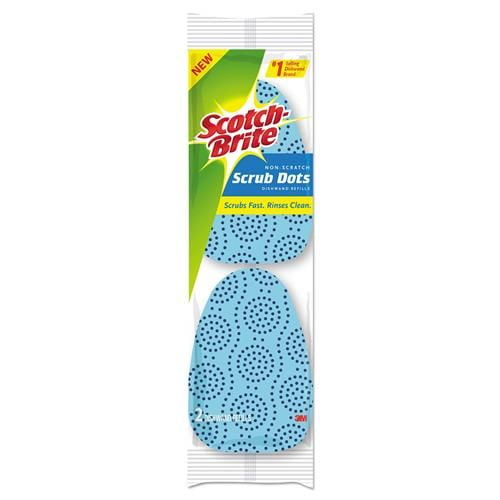 Scotch-Brite Scrub Dots Non-Scratch Dishwand Refill (14 Refills Total ...