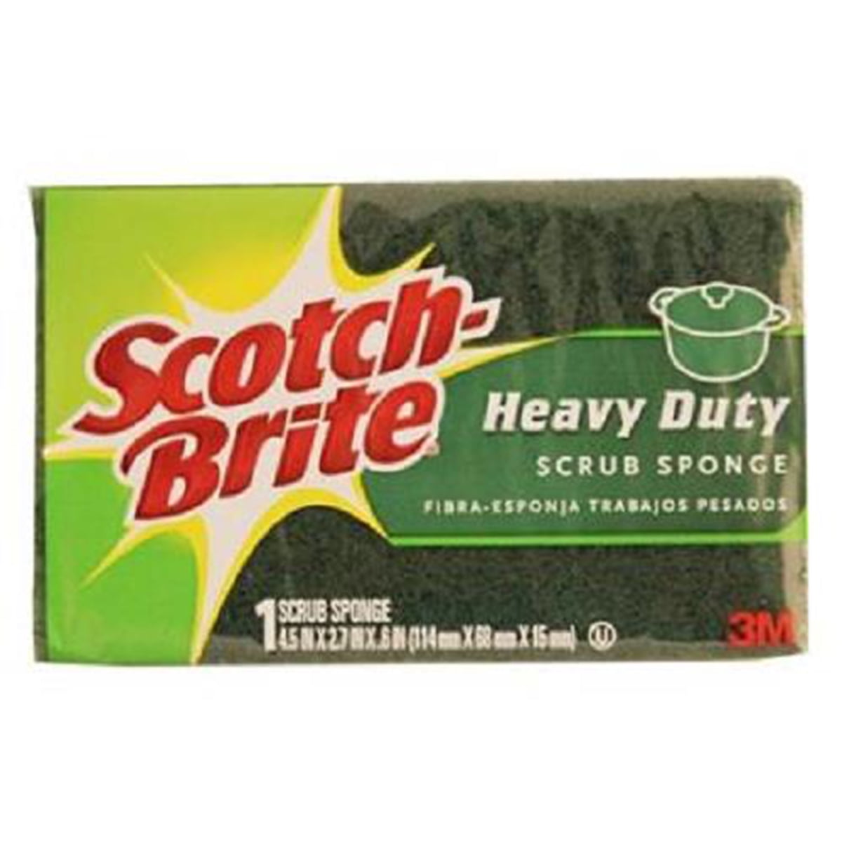 Scotch-Brite, Scrub Sponge Heavy Duty, Count 1 - Sponges & Cleaning ...