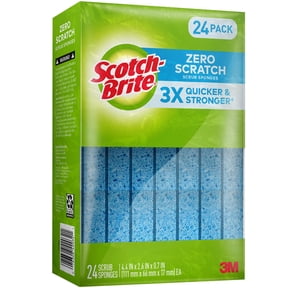 Tuff-Scrub Original Small Microfiber Scrub-N-Wipe Cleaning Sponge Pads ...