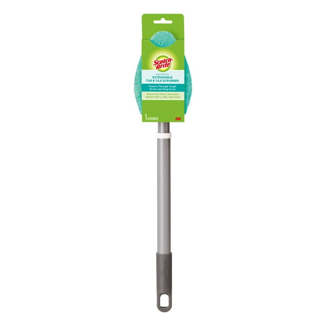 Scotch-Brite Bath Extension Scrub for Shower & Tub, Non-Scratch, Long ...