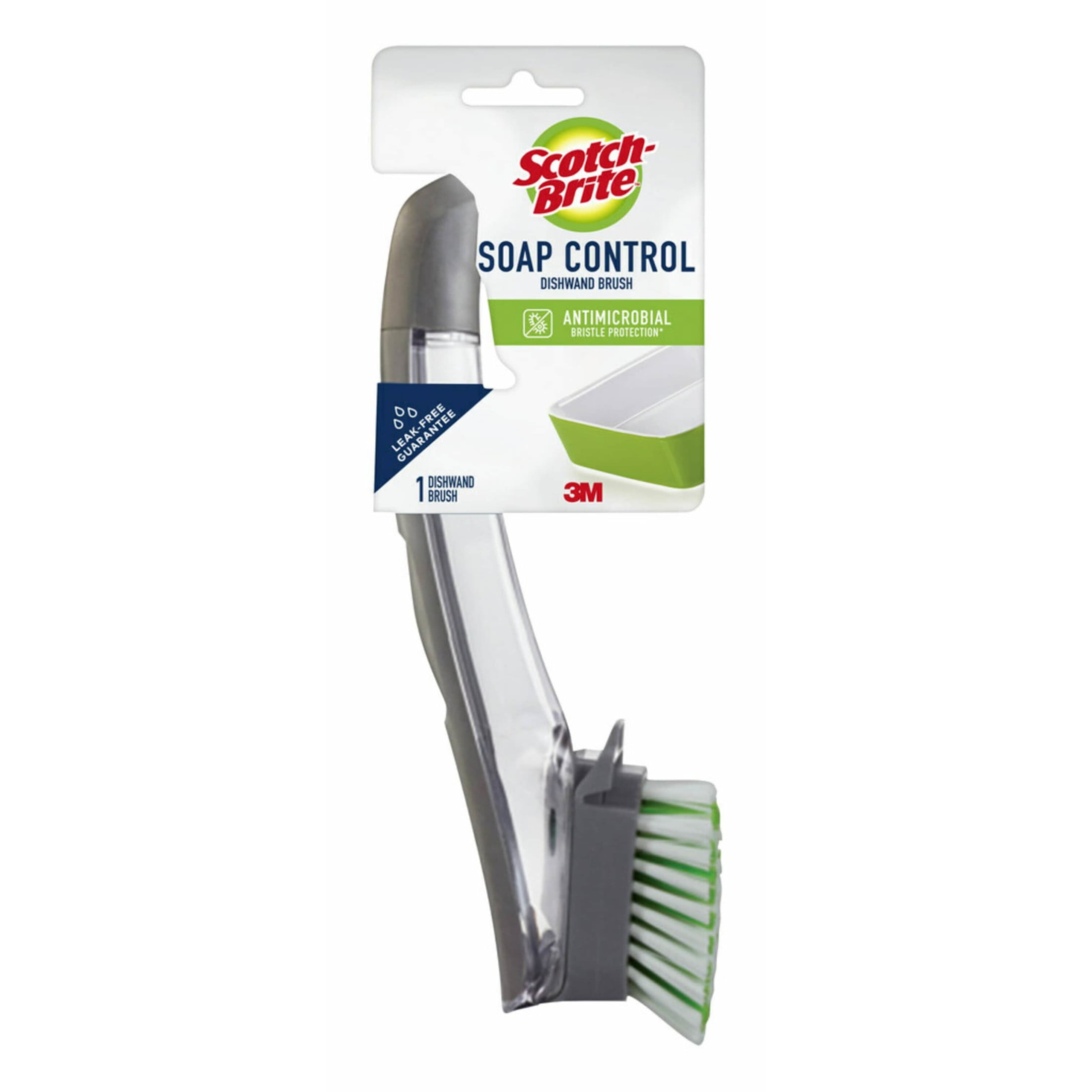 Scotch-Brite Soap Control Brush Scrubber Dishwand, 1 Brush - Walmart ...
