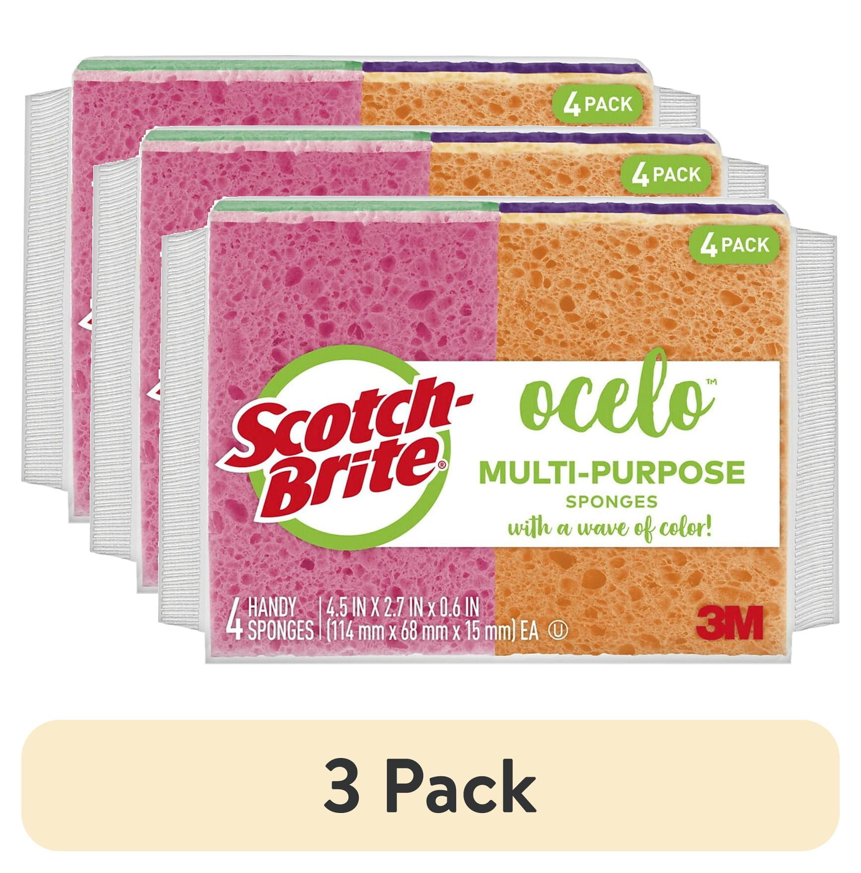(3 pack) 3M-Commercial Tape Div. 7274FD O-Cel-O Sponge with 3M ...