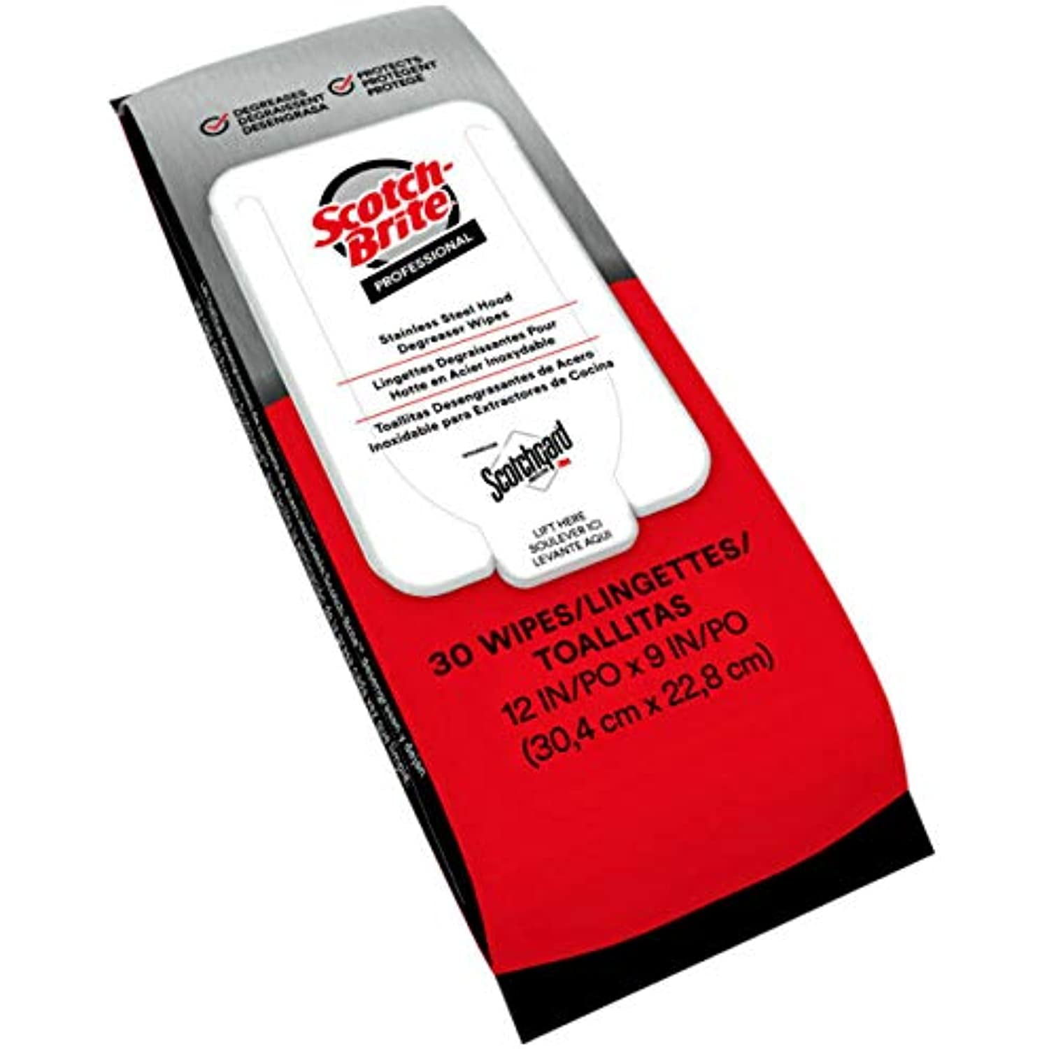 Scotch-Brite Stainless Steel Hood Degreaser Wipes with Scotchgard ...