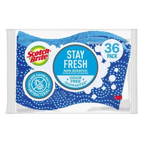 Scotch-Brite Stay Fresh Non-Scratch Scrub Sponges, Sponges For Cleaning ...